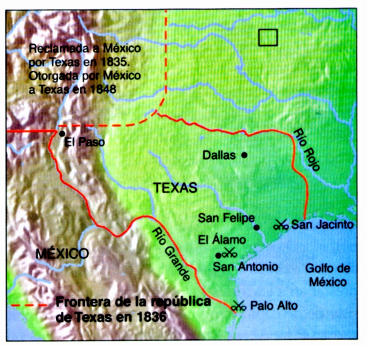 Texas y México 1835 - 1848