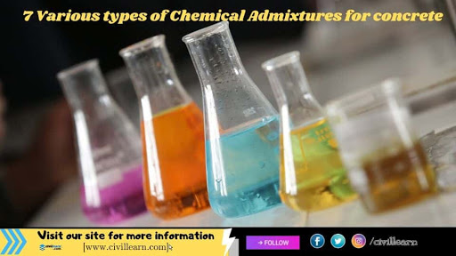 What is Chemical Admixture Function, types and Uses in concrete