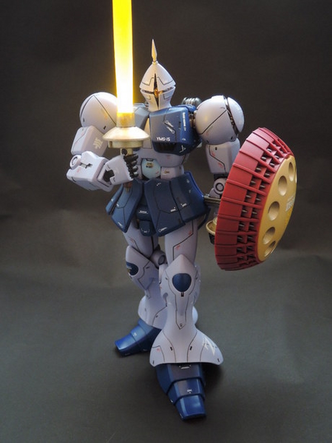 Custom Build: MG 1/100 YMS-15 Gyan + LED - Gundam Kits Collection News ...