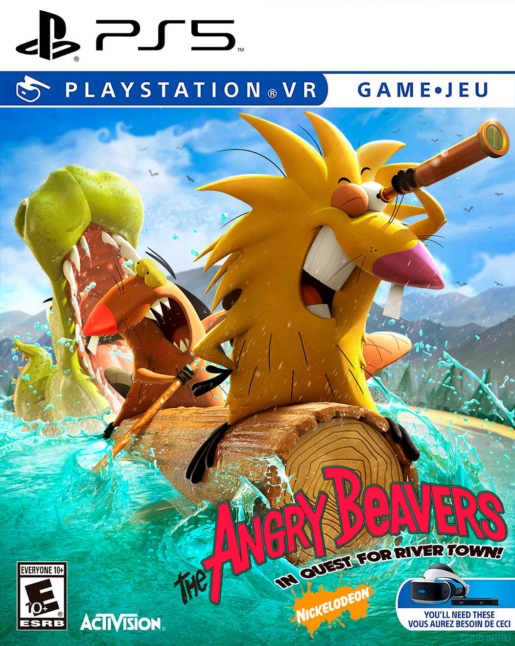 NickALive!: Artist Creates Stunning Cover Art for Fictional Nickelodeon ...