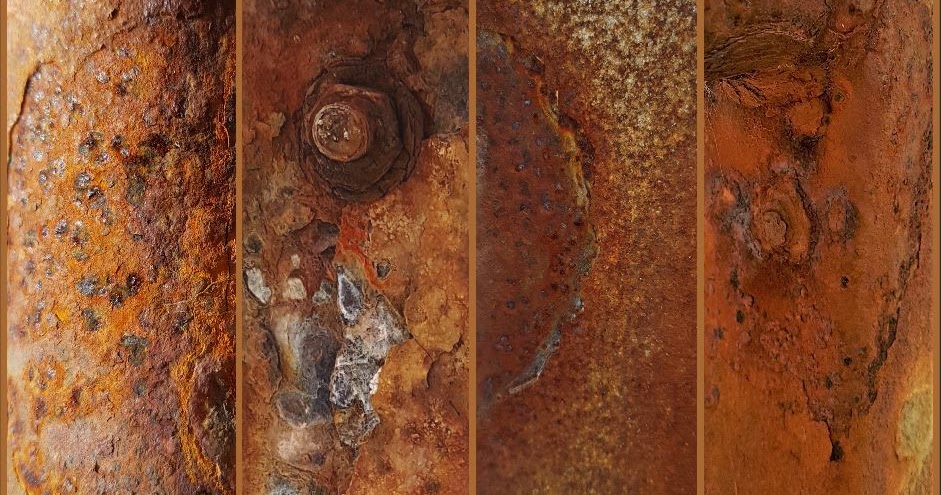 Traverse Textile Art: Workshop works in progress 2 - Rusty & Gnarly