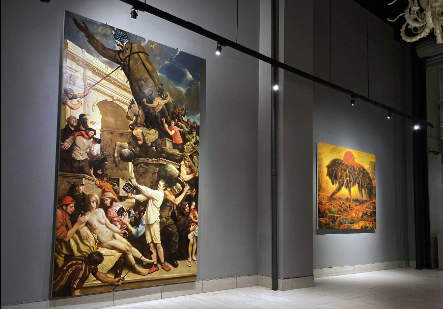 The Fall of Troy Painting