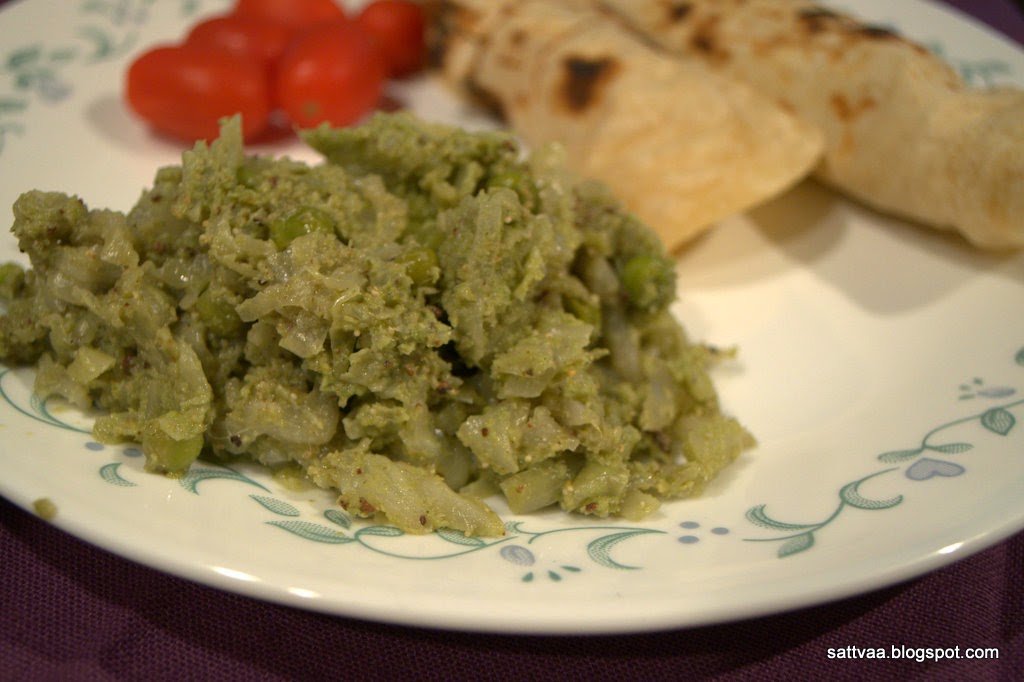 Sattvaa: Hasiru Palya - An accidental recipe from Nammamma's kitchen