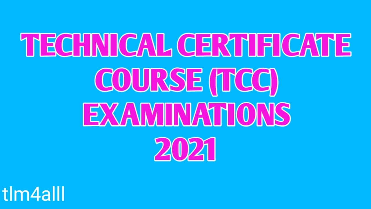 TCC Examinations Press Note and Time Table, March -2021 - Leading ...