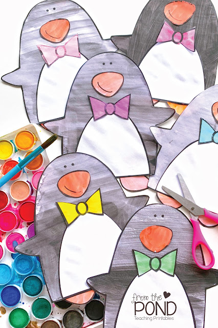 Penguin One Page Craft - Free | From the Pond
