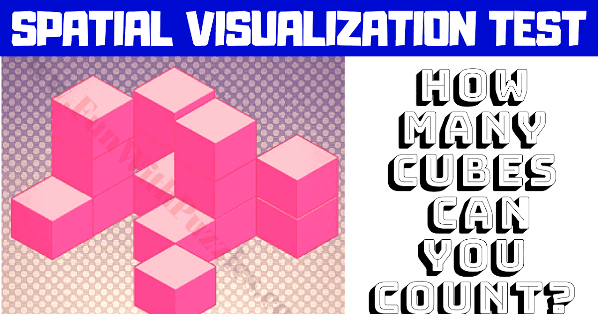 Count Cubes Spatial Intelligence Picture Puzzles for Teens