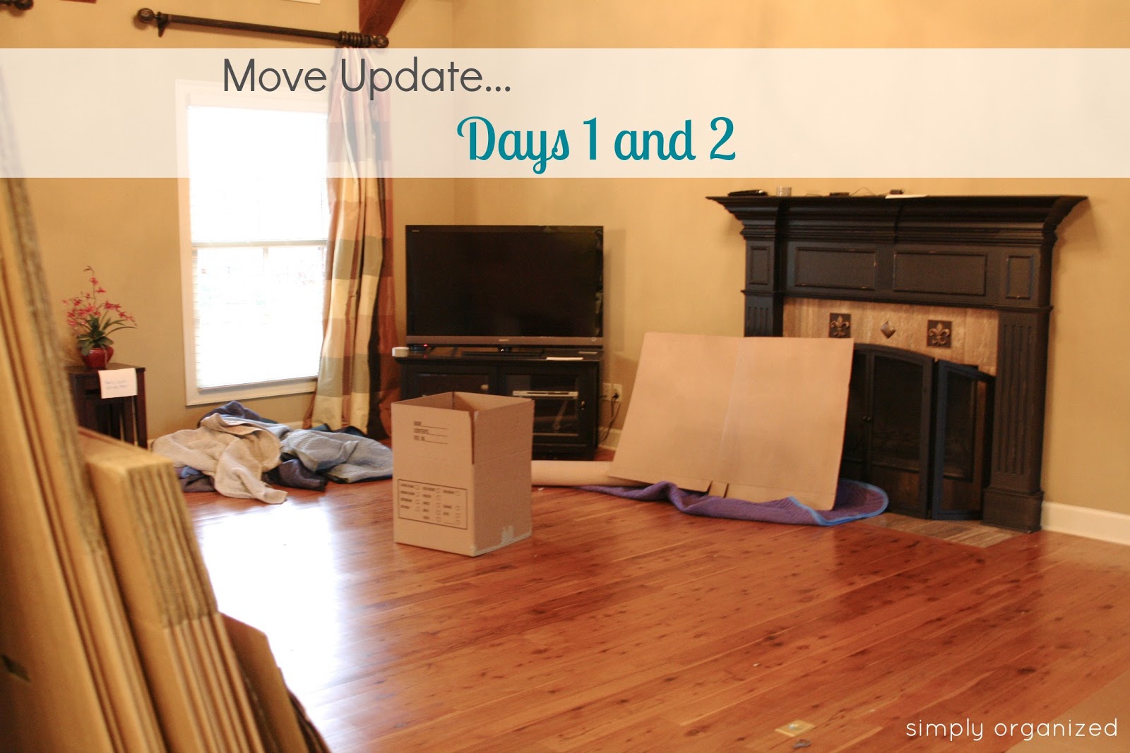 move update - days 1 & 2 - Simply Organized