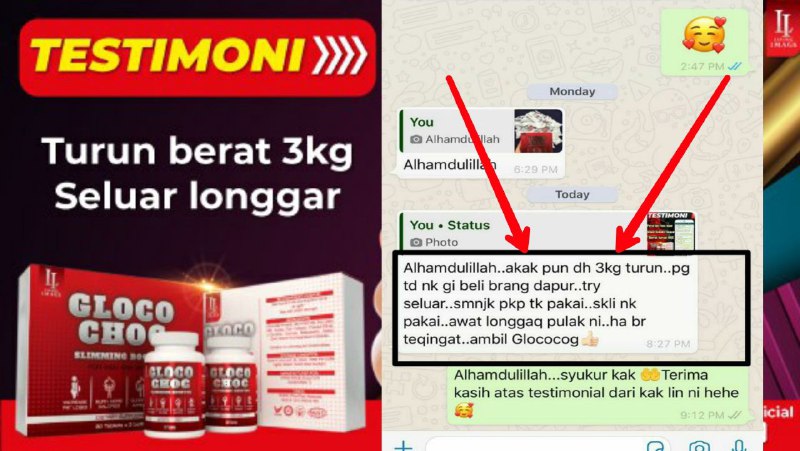 GLOCO CHOC | PRODUK KURUS PALING VIRAL