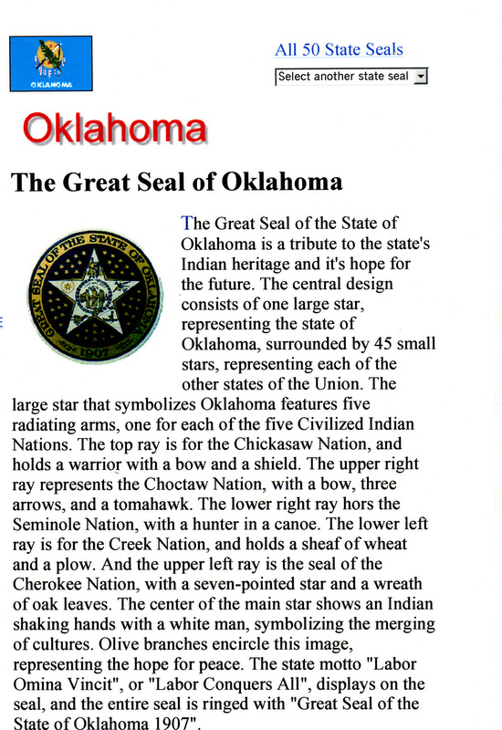 ELEMENTARY SCHOOL ENRICHMENT ACTIVITIES: STATE-SEAL