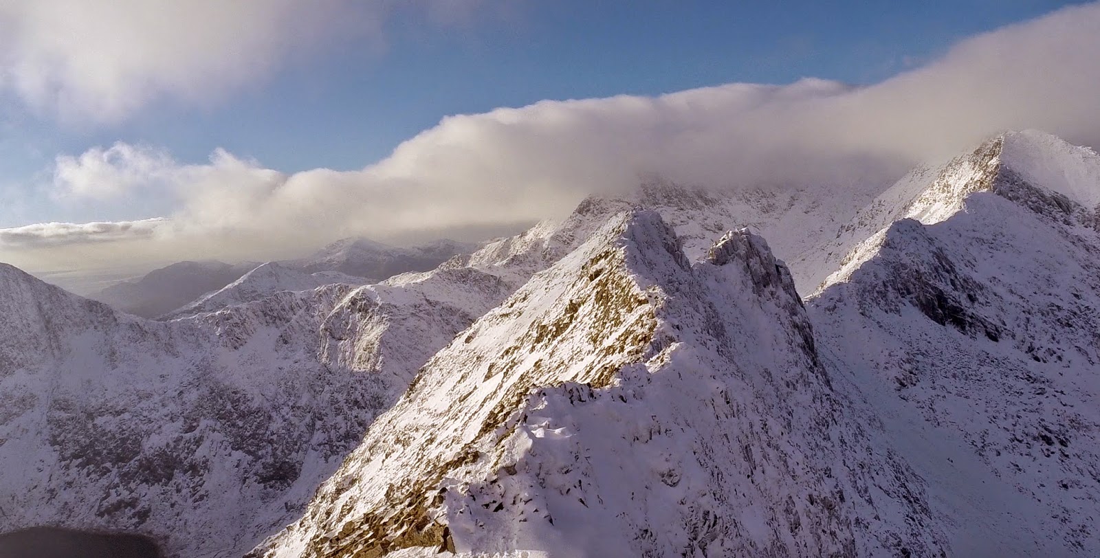 Rob Johnson: Crib Goch in the snow