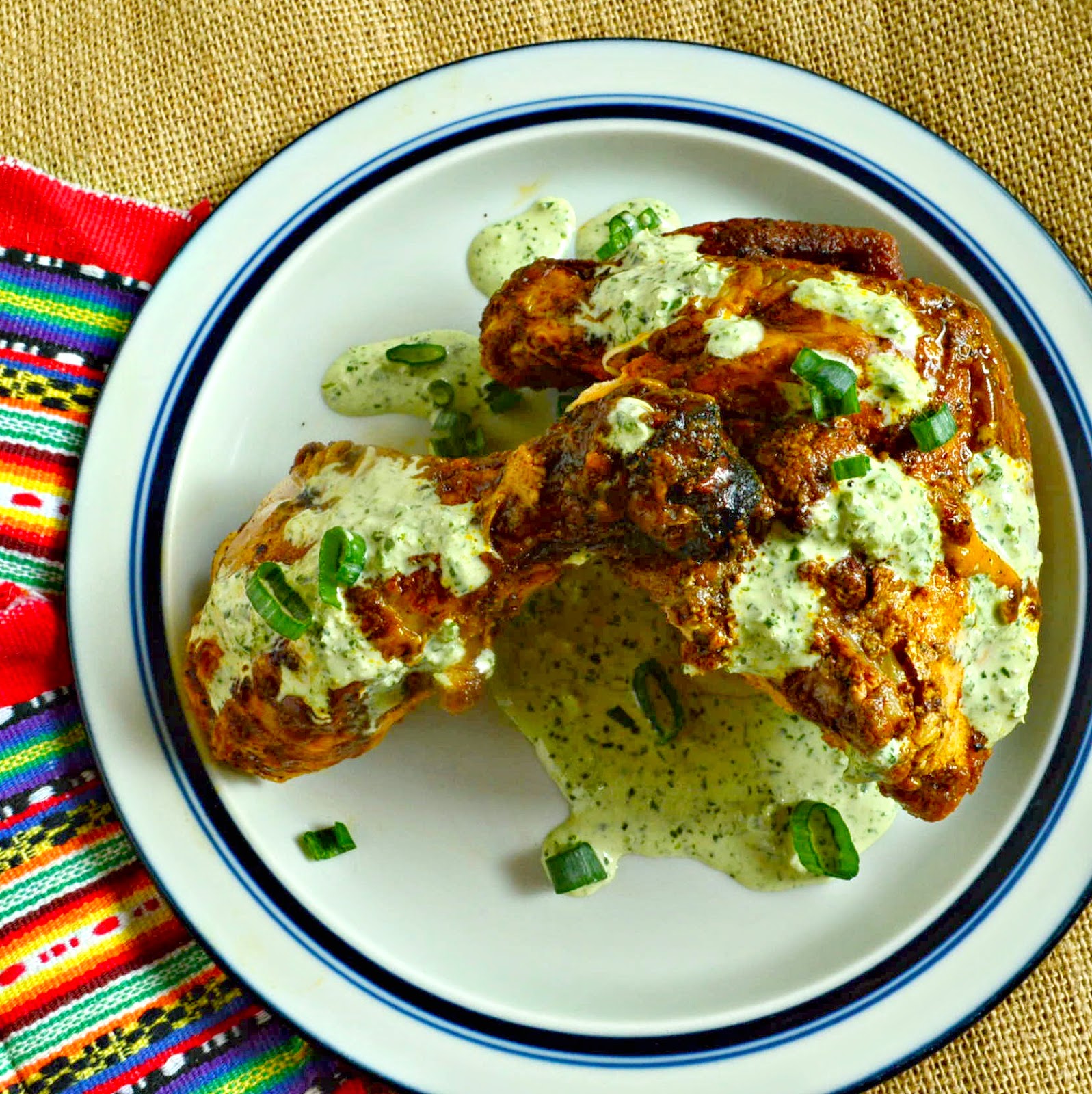 Grilled and Lightly Smoked, Peruvian Chicken and a Chile Spice Rub ...