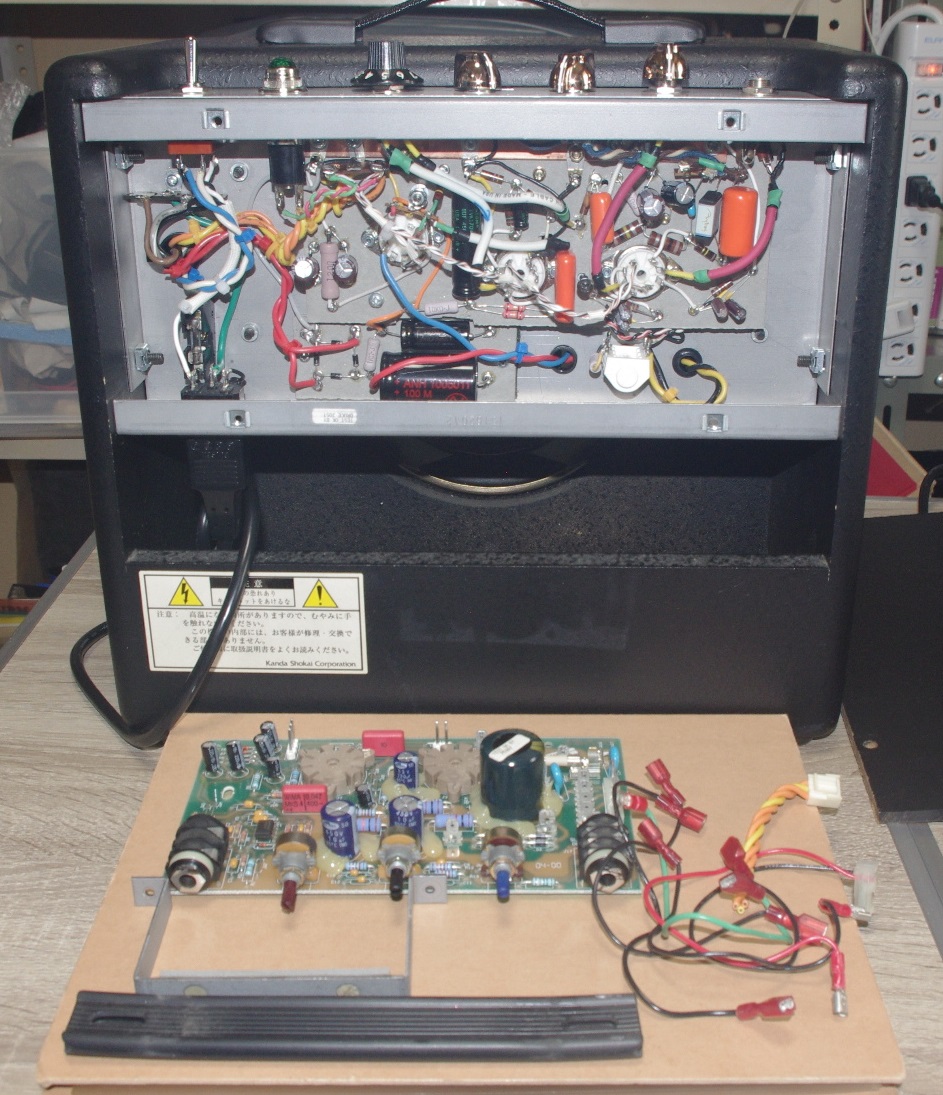 ギターアンプの修理屋さんです by GAMPS: Crate VC508 single ended guitar amp