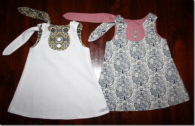 what i made today: Reversible Shoulder Tie Dress Tutorial