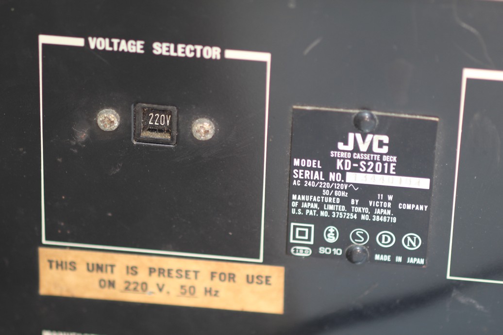 audio2nd: VINTAGE JVC KD-S201 TAPE DECK "JUMBO/ANTIK" (TERJUAL)