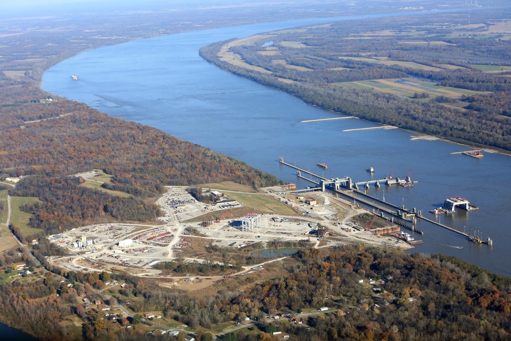 Industrial History: Olmsted Dam on the Ohio River