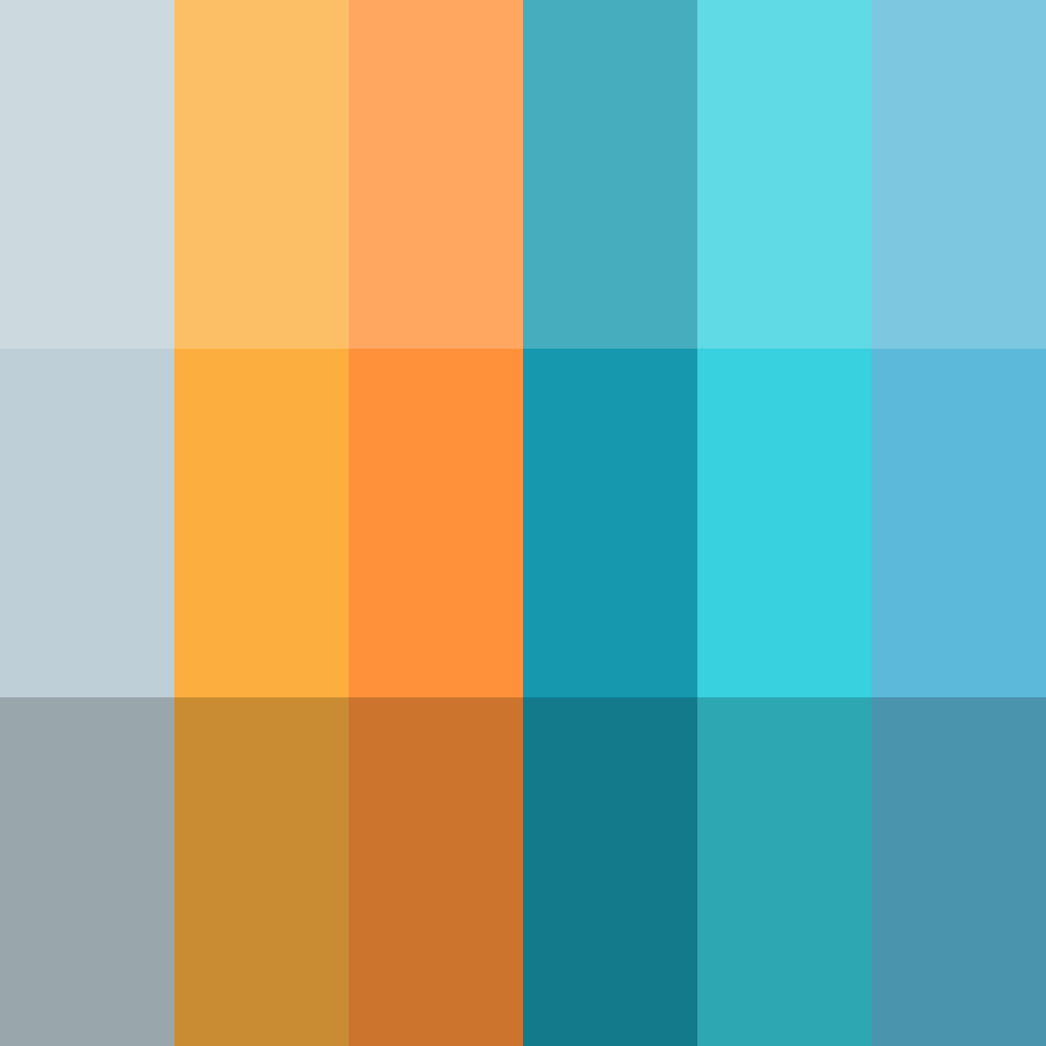 Color Palette 011 - PowerPoint Free