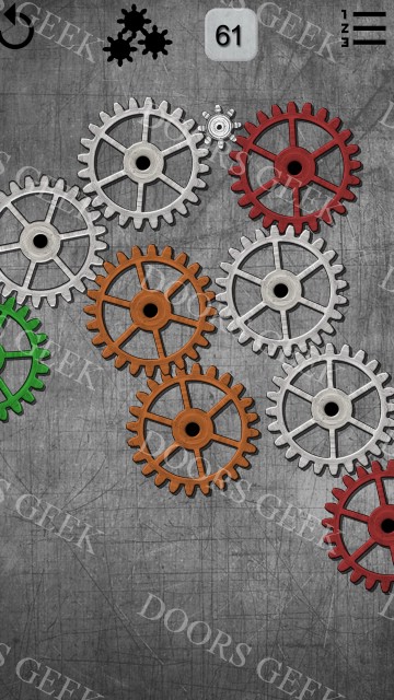 Gears Logic Puzzles Level 61 Solution ~ Doors Geek
