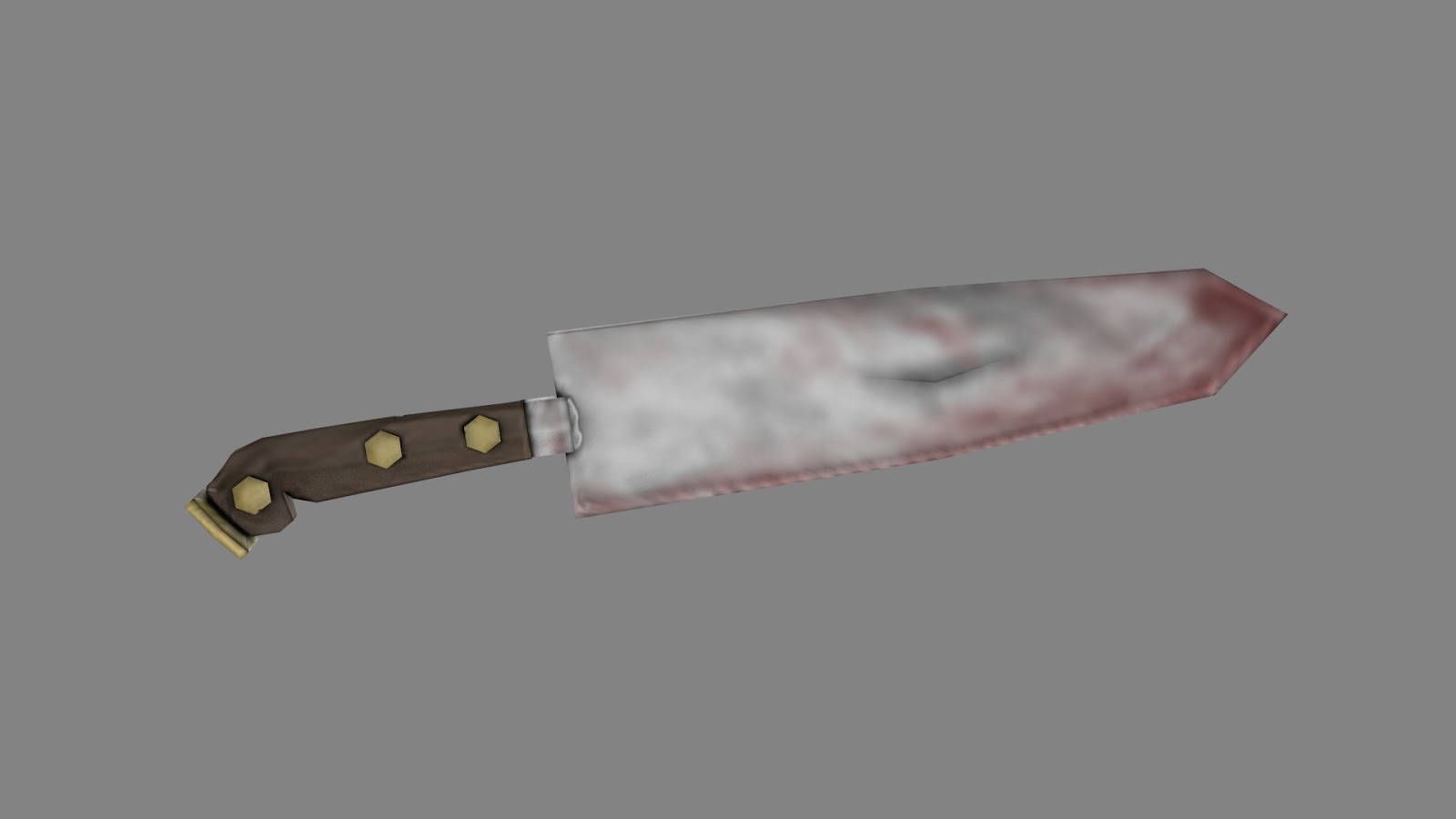 Portfolio of Jarrod Cordeiro: Stylized butcher knife