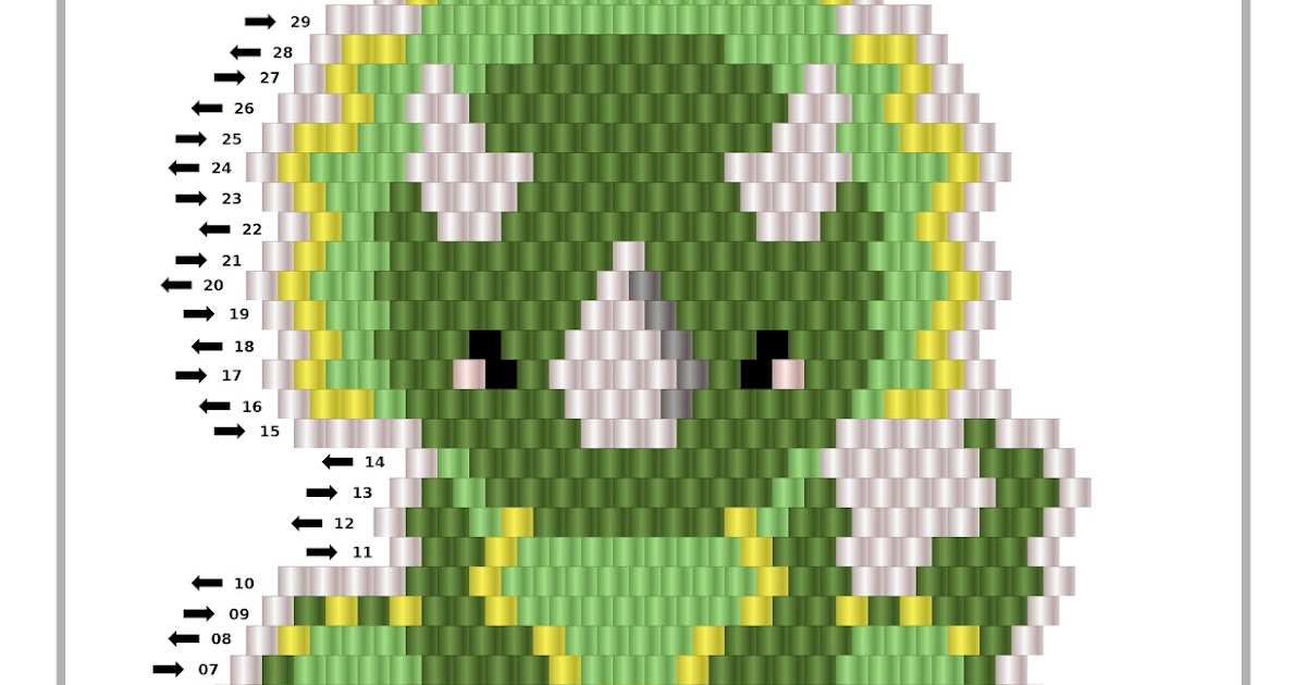 Brick Stitch Bead Patterns Journal: Cute Baby Dinosaur 1 Triceratops ...