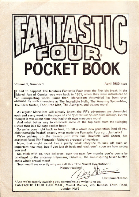 STARLOGGED - GEEK MEDIA AGAIN: 1980: MARVEL UK'S POCKET BOOKS LINE