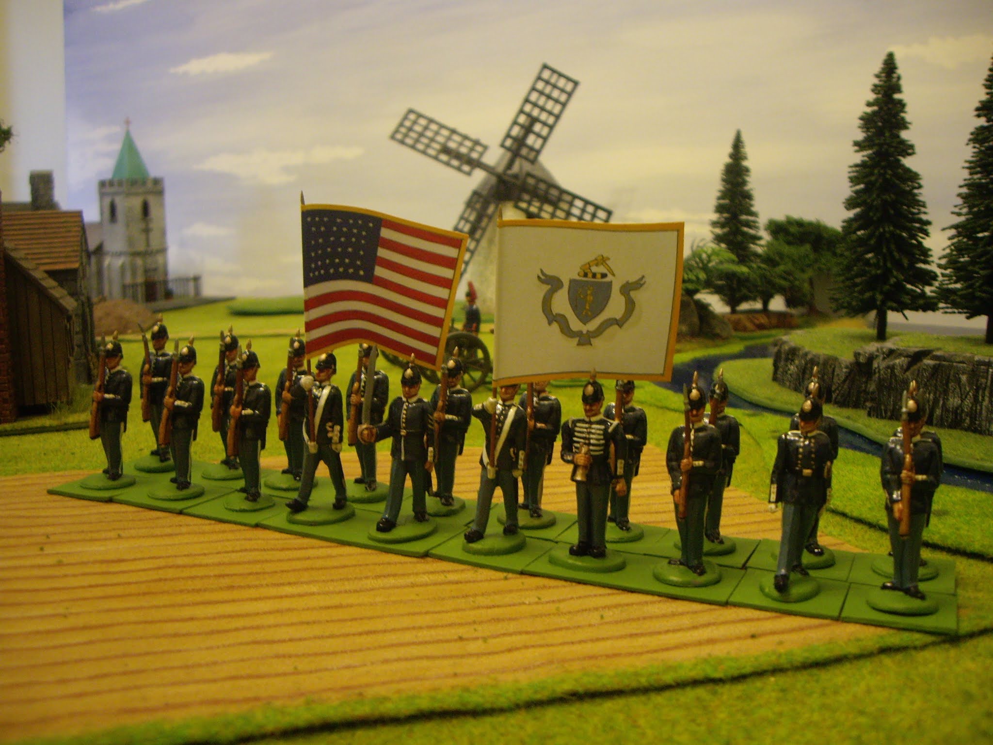 Wargaming with 54mm Toy Soldiers: UNITED STATES INFANTRY c.1880