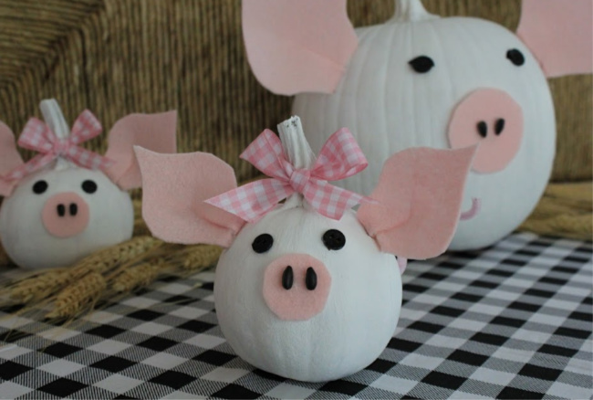 You're Going to Love My Piggy Pumpkins (Themed Pumpkins are a Blast ...