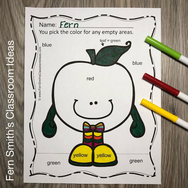 Are You Ready to Grab Some New Fall Apple Themed Color By Code ...