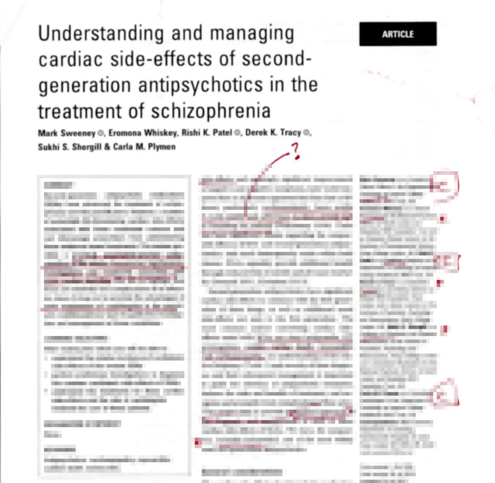 Real Psychiatry: Cardiac Screening In Psychiatric Patients