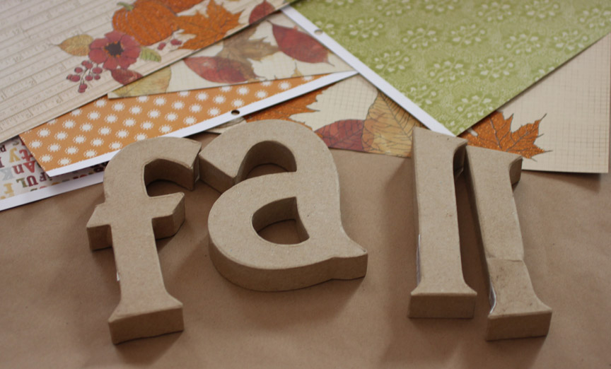 Yarn Wrapped Letters for Fall - Repeat Crafter Me