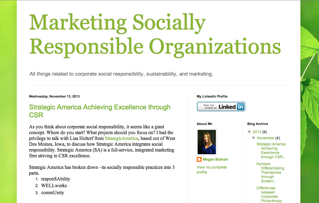 Socially Responsible Marketing - Social Responsibility Marketing ...