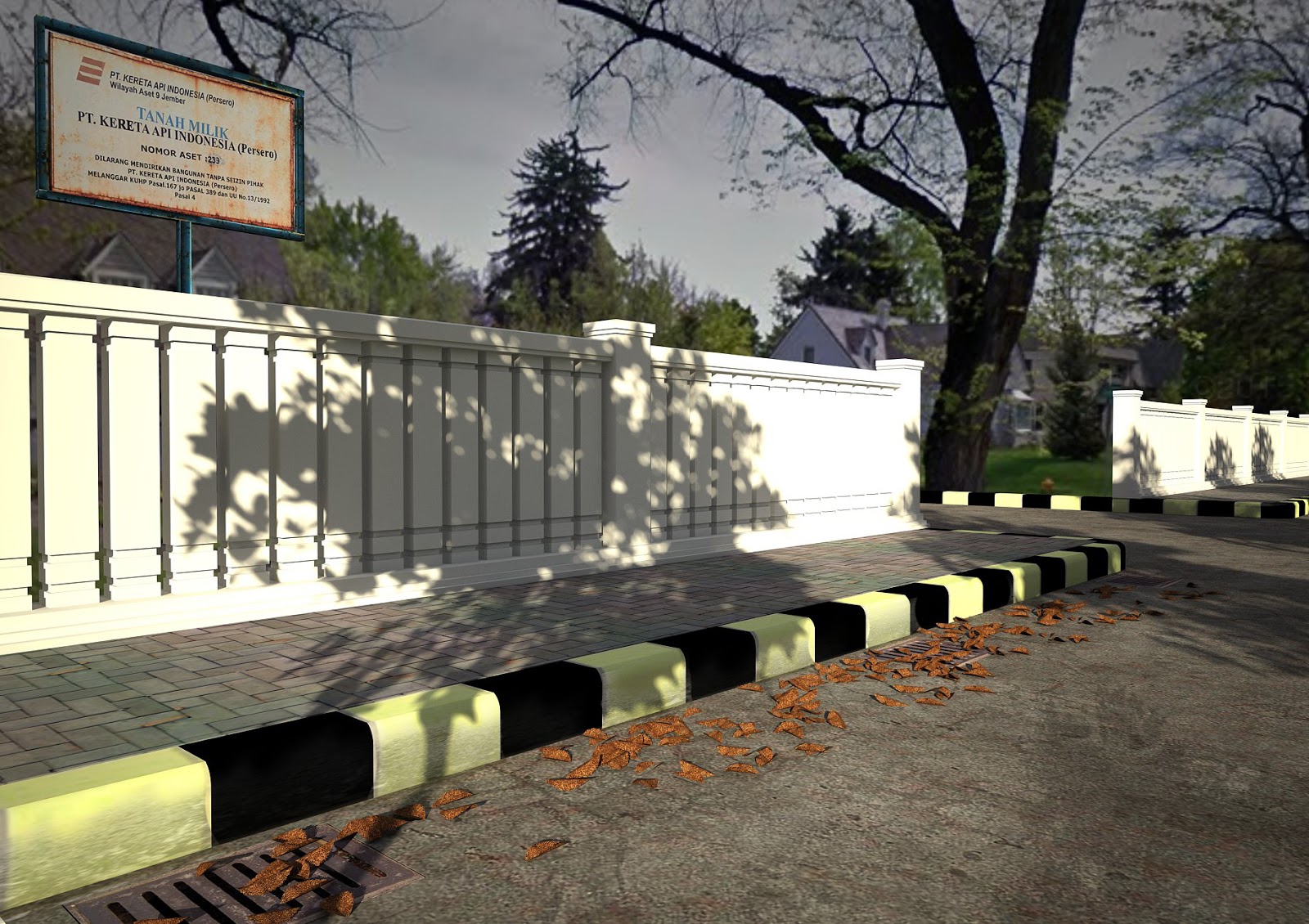 Download Modeling SketchUp Trotoar JinggaWorks Renovation and ...