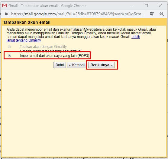 Cara Menyambungkan Gmail dan Email Domain Kita – Bang Piyus