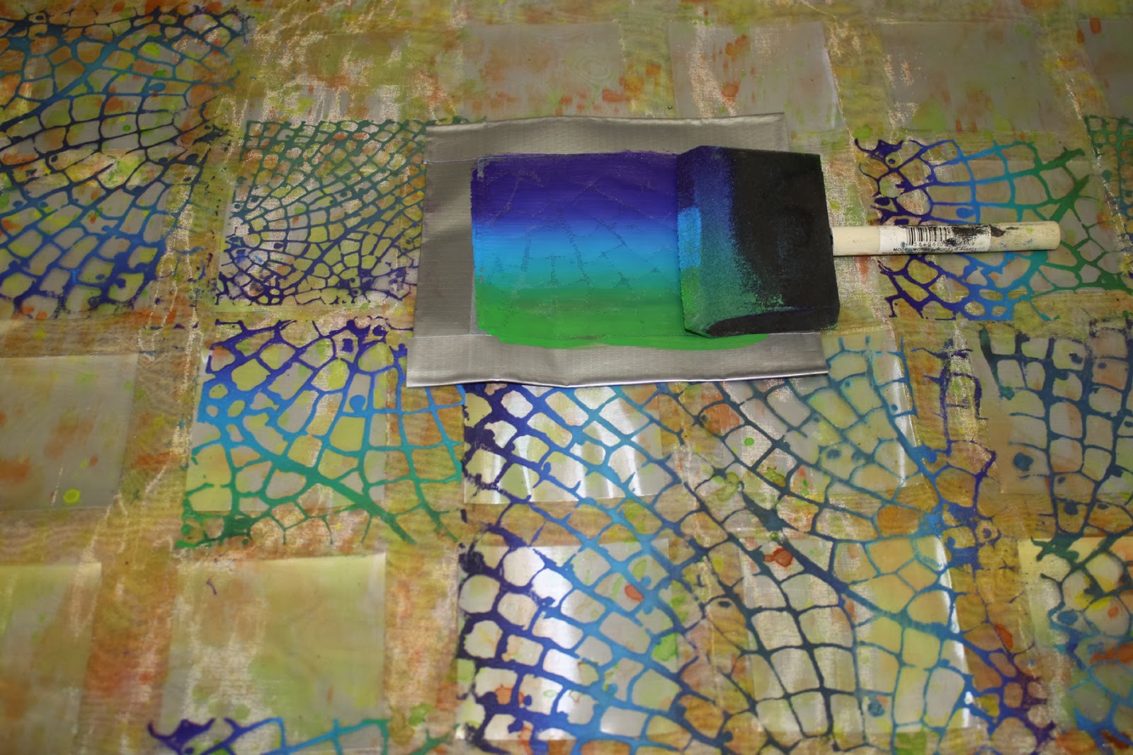 Living and Dyeing Under the Big Sky: Screen Printing on Zinc