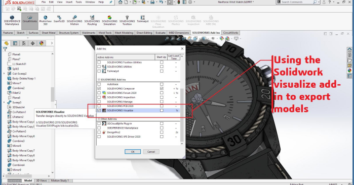 EGS India | Official Blog: SOLIDWORKS VISUALIZE ADD-IN TO EXPORT MODELS ...