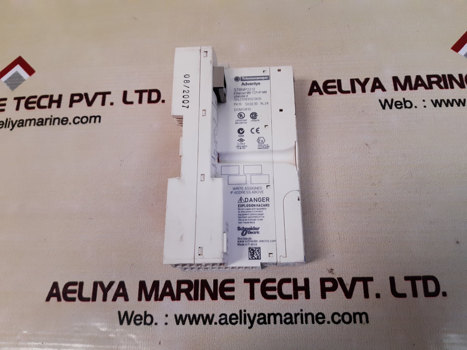 SCHNEIDER/TELEMECANIQUE ADVANTYS NETWORK INTERFACE MODULE STBNIP2212 ...