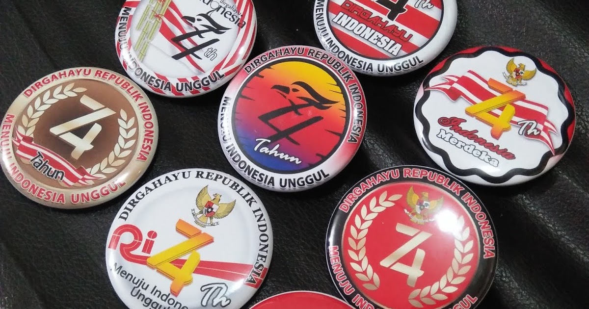 AKSESORIS PIN PENITI HUT RI KE 74 TAHUN - VERSI KIREINA MEDIA