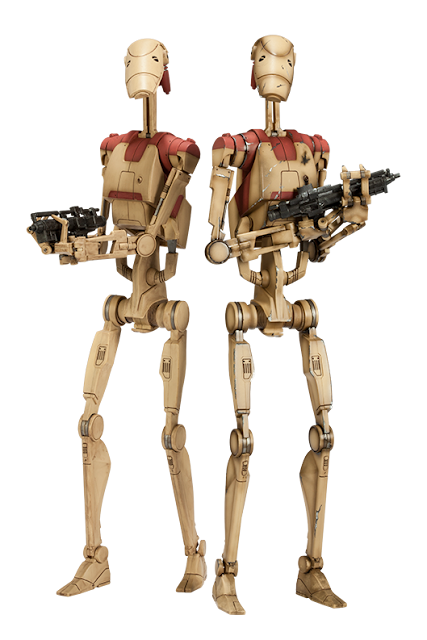 toyhaven: Star Wars Security Battle Droids Sixth Scale 12-inch Figures ...