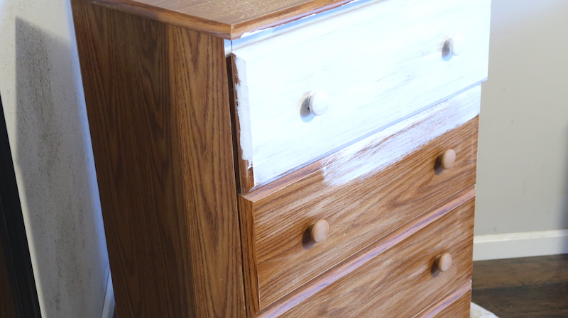 DIY Dresser Update - Plain to Farmhouse Style - Cluttered CorkBoard