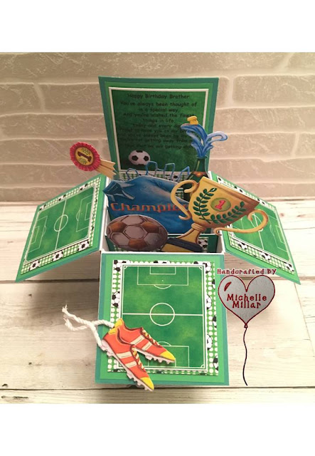 Shine Bright and Create: Pop up male birthday card