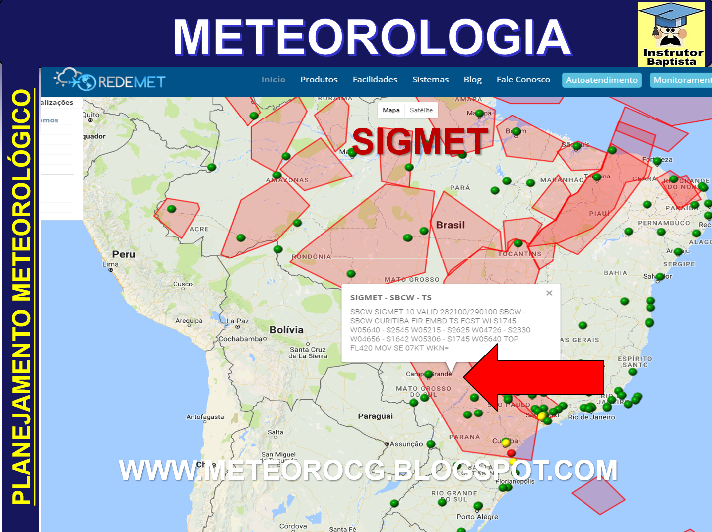 MeteoroCG: COMO ACESSAR CÓDIGO SIGMET - REDEMET
