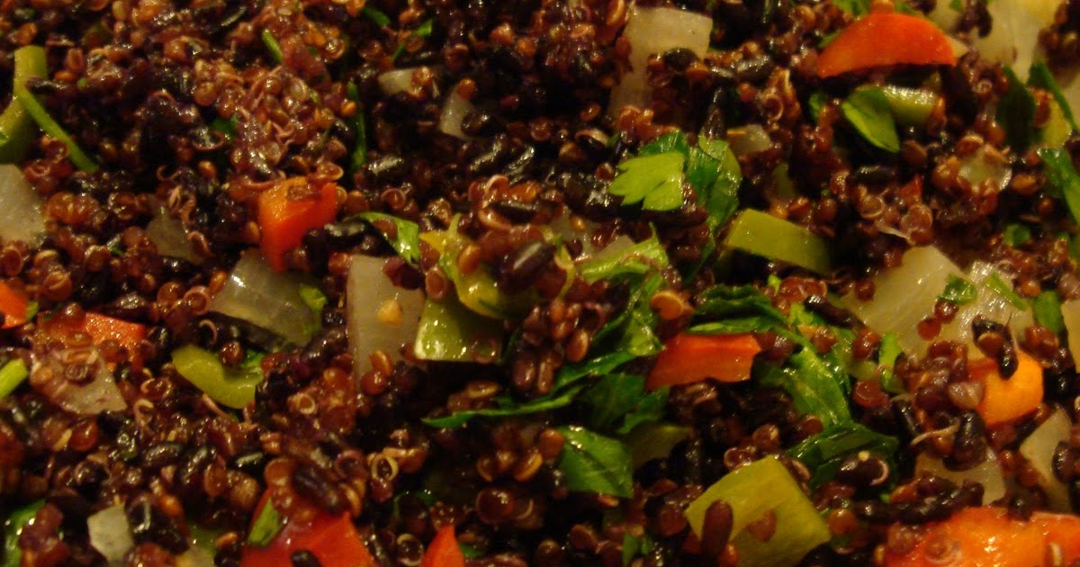 Stealth Cooking: Mexican Quinoa and Black Rice - Two Ways
