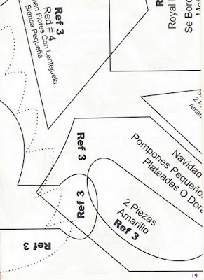 Botas navideñas en fieltro moldes ~ Mimundomanual