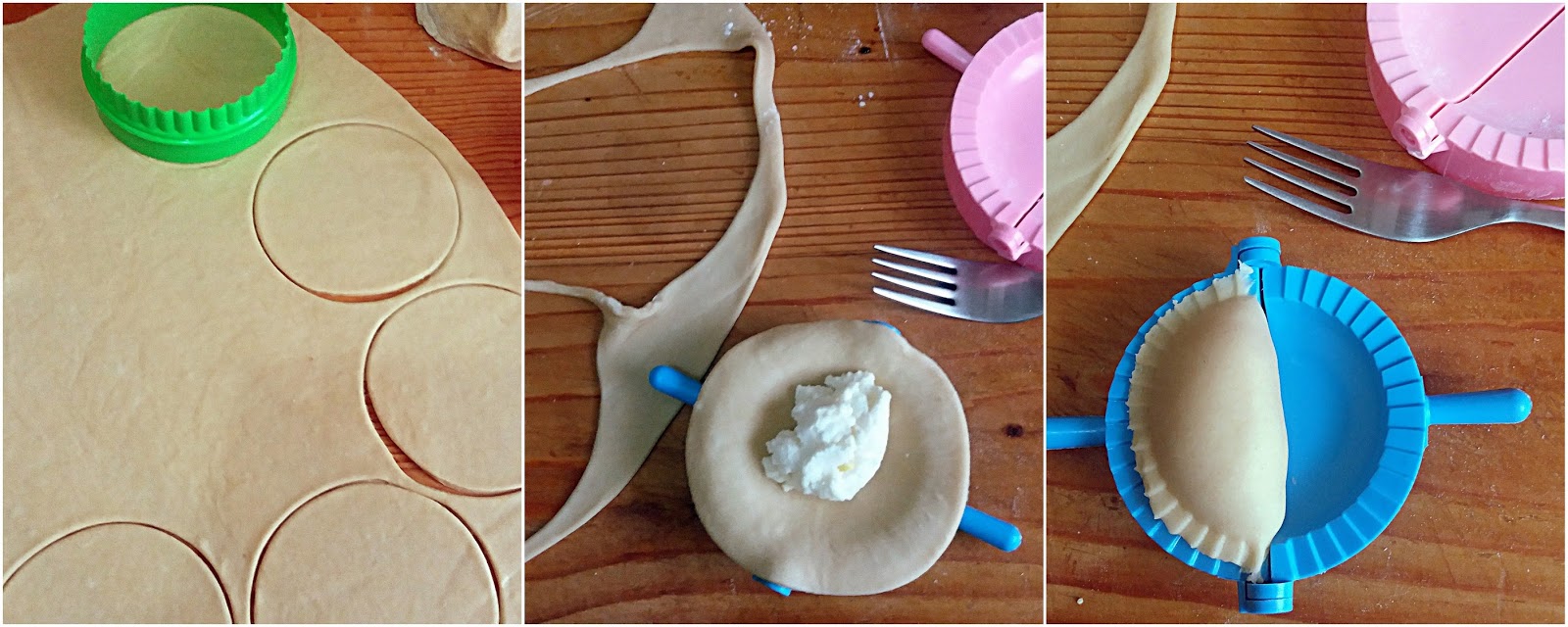 Arome si culori : Coltunasi moldovenesti cu branza dulce