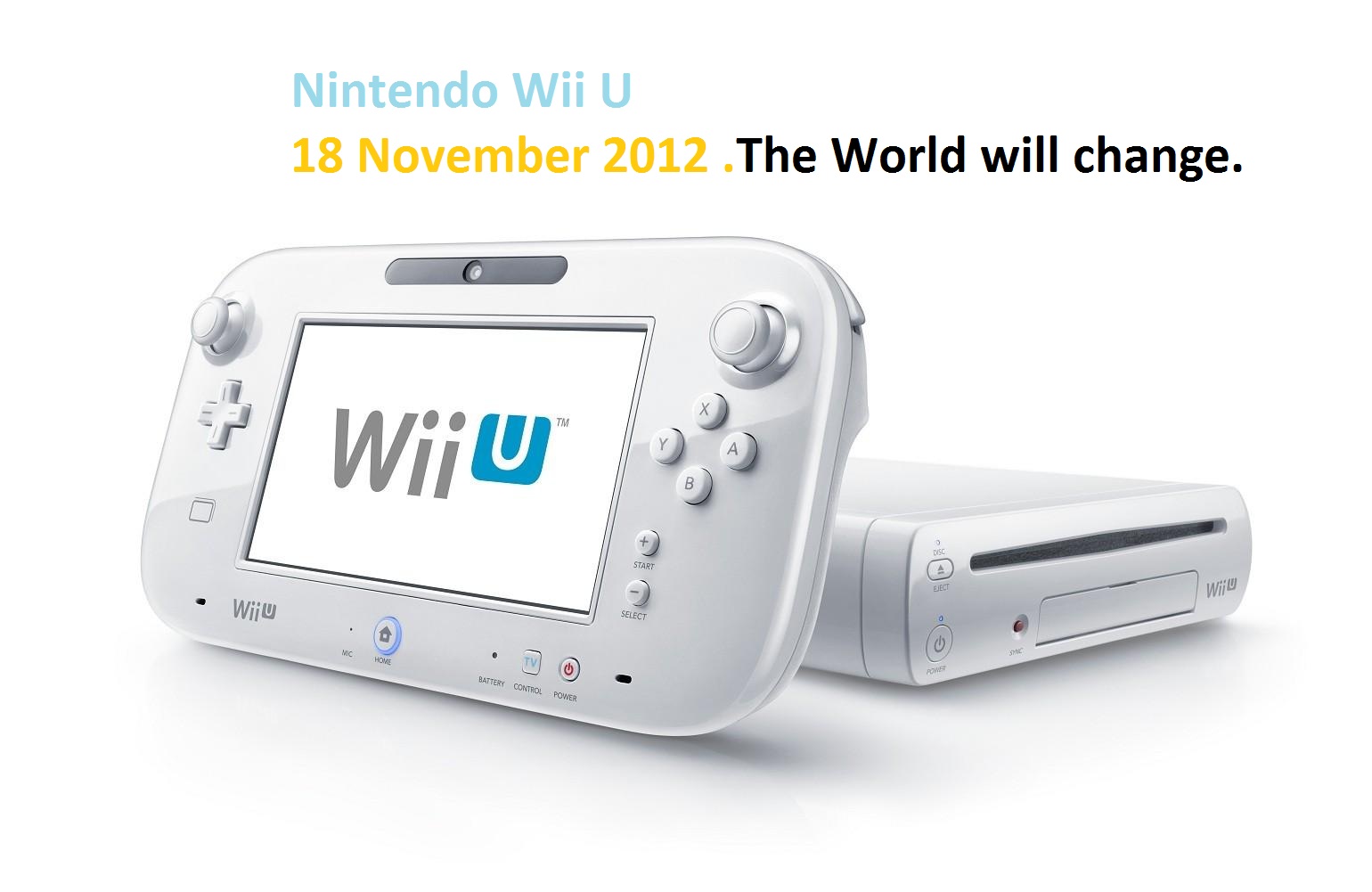 Wii U will release in 18th November 2012