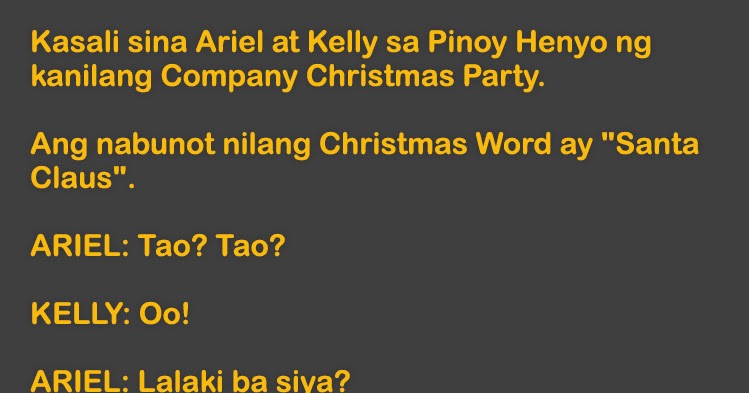 Random Humours Pinoy Henyo Christmas Party Edition random-humours-pinoy-henyo-christmas-party-edition