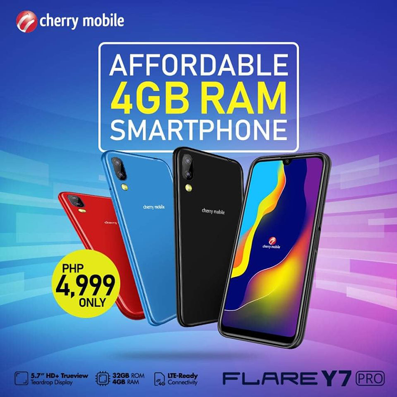 Cherry Mobile Flare Y7 Pro now official, the phone with 4GB RAM under ...