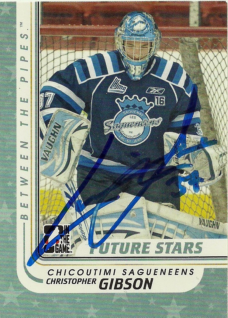 Hell's Valuable Collectibles: Christopher Gibson: 3 Autographed Cards