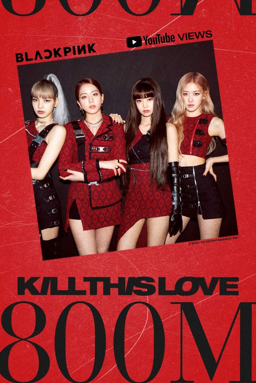 "Kill This Love" de BLACKPINK se convierte en su tercer MV en alcanzar 800 millones de visitas ...