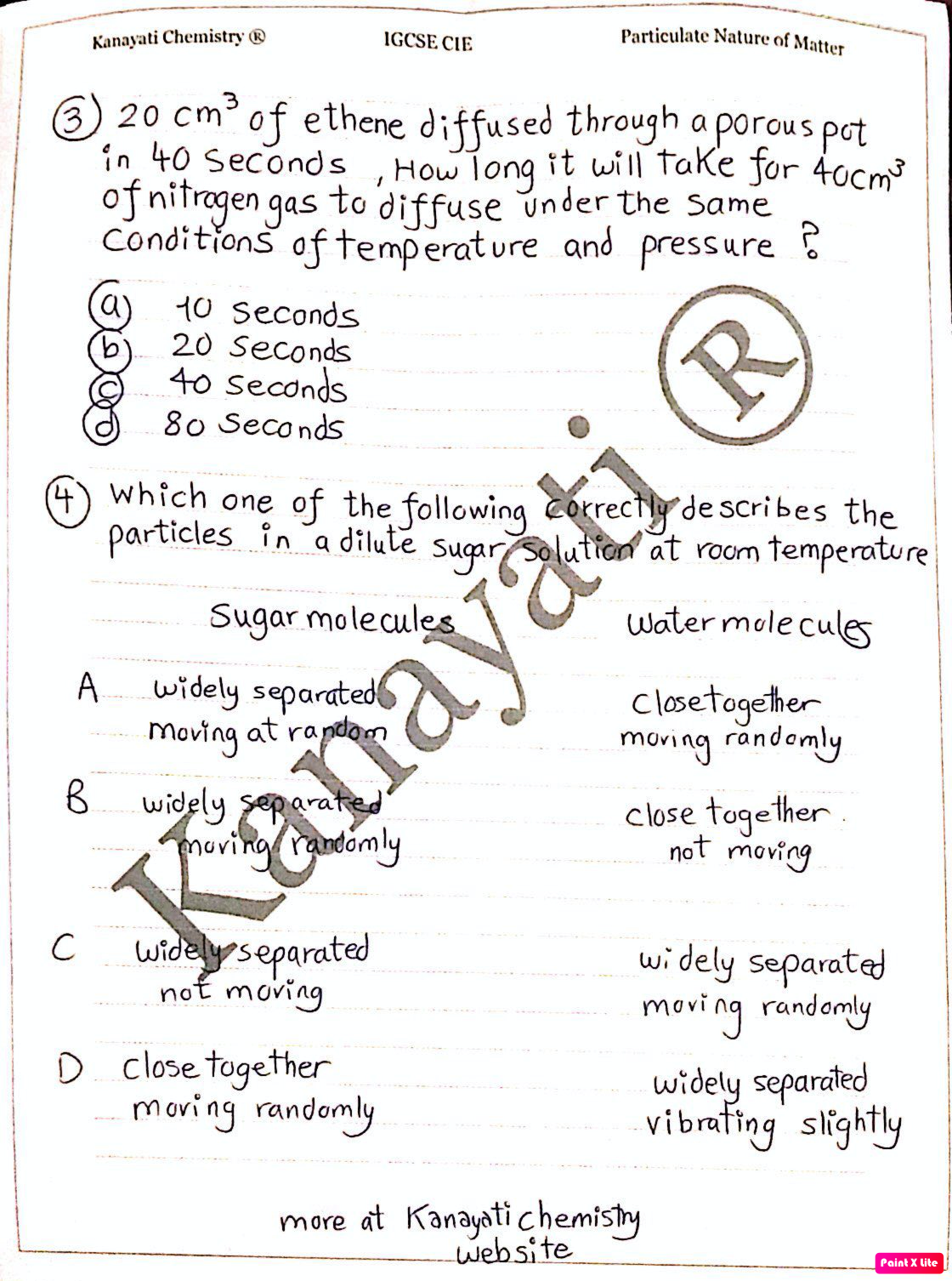 Cambridge IGCSE Chemistry Questions States Of Matter Set 1 K Chemistry cambridge-igcse-chemistry-questions-states-of-matter-set-1-k-chemistry