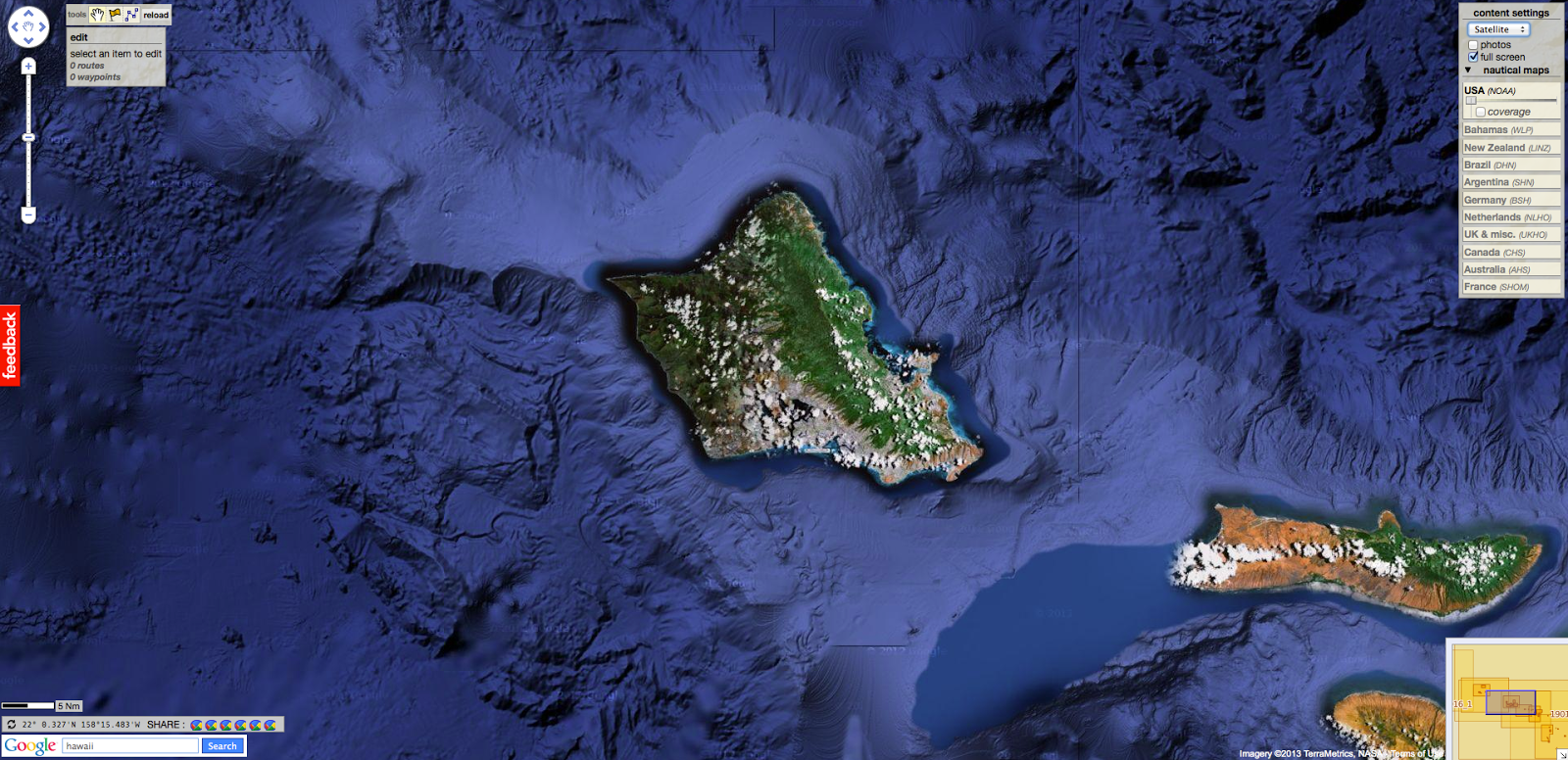 GeoGarage blog: Bing Maps now shows ocean floor topography